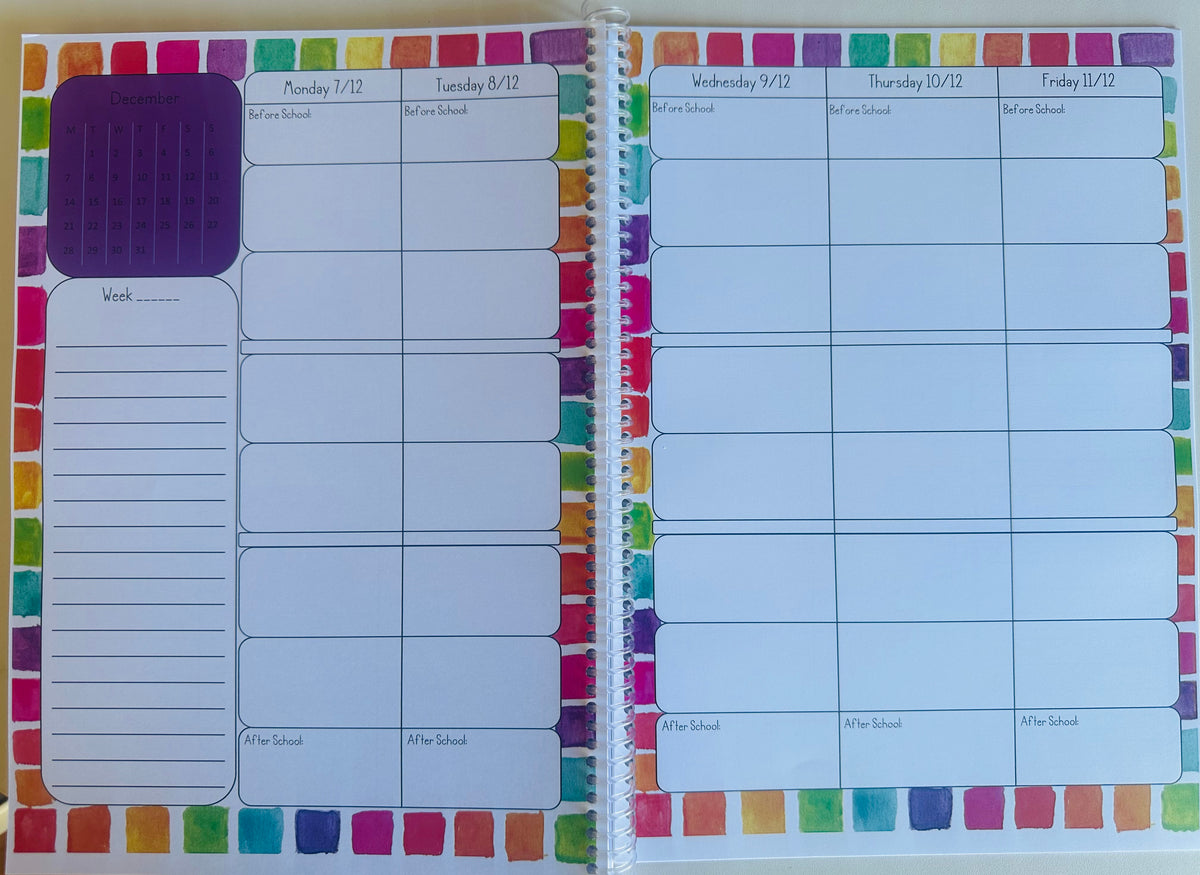 2026 Teacher Planner - Navy Stripe – Mrs Palmer