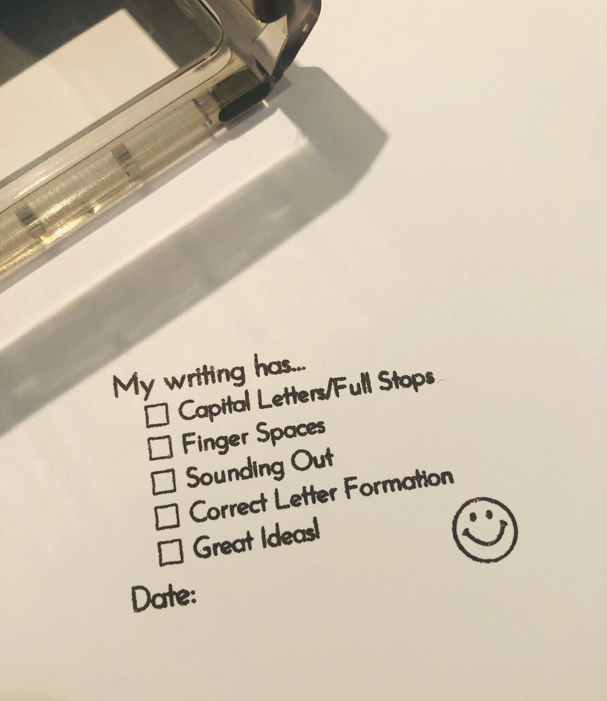 Writing Checklist Stamp – Mrs Palmer