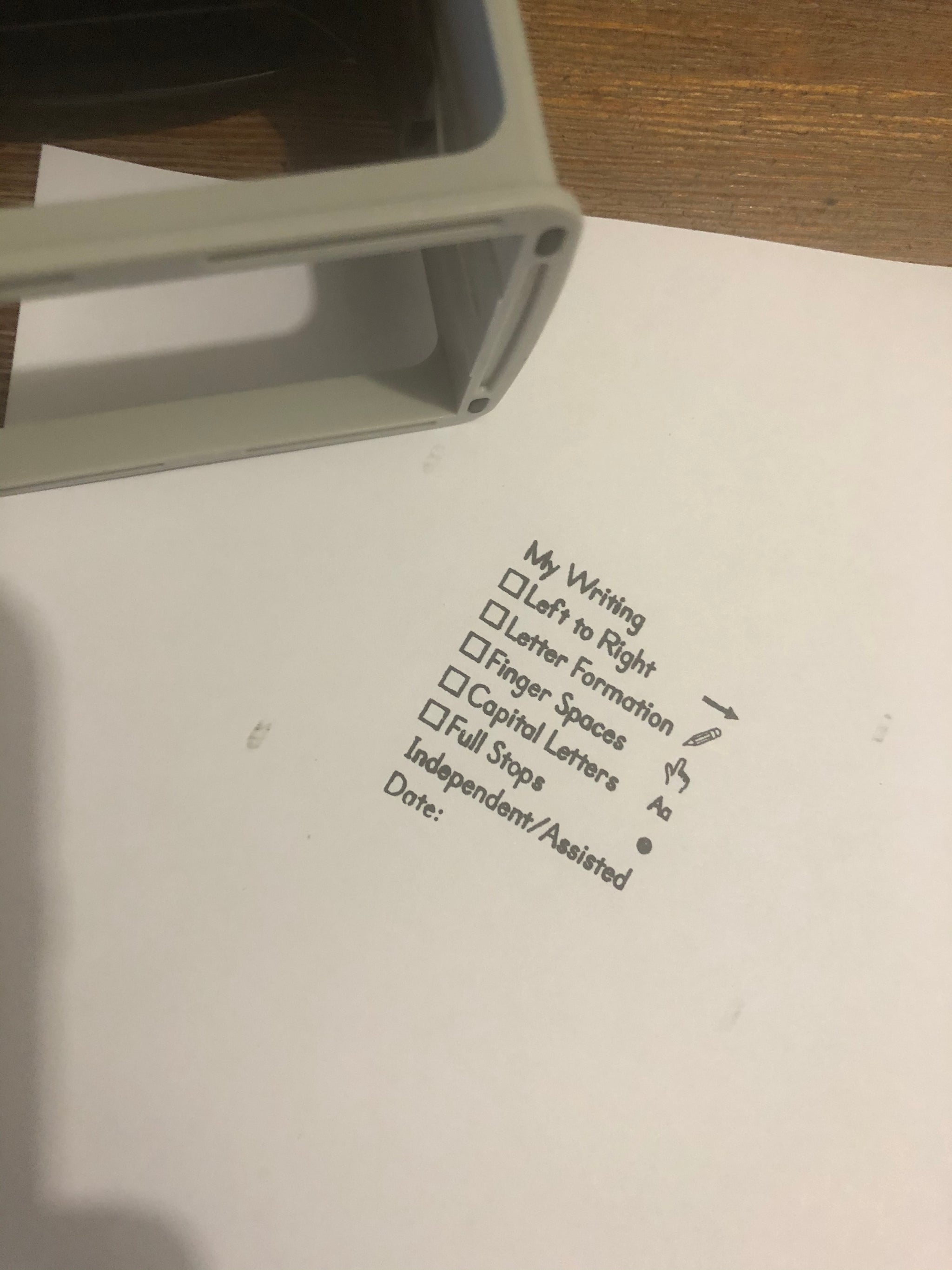 Writing Checklist Stamp – Mrs Palmer