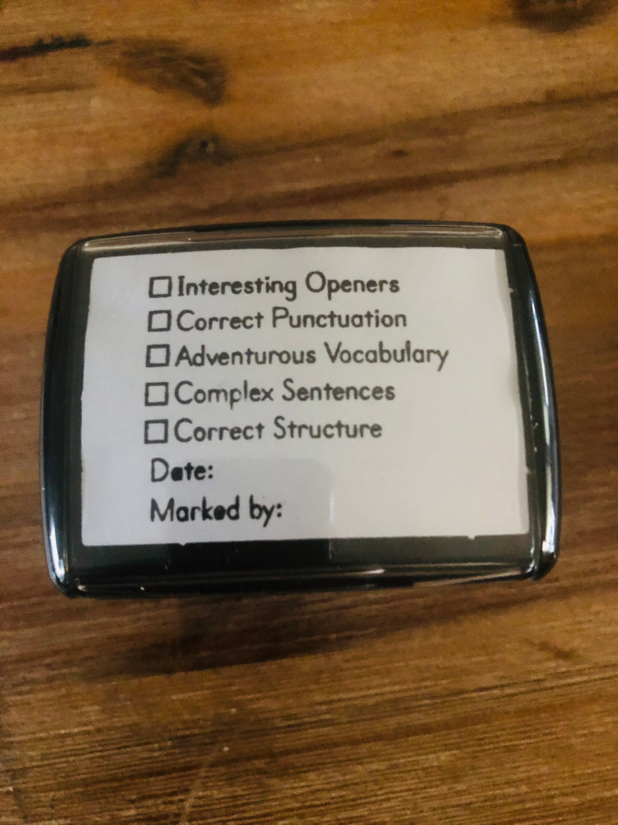 Writing Checklist Self-Inking Stamp- Upper Primary – Mrs Palmer